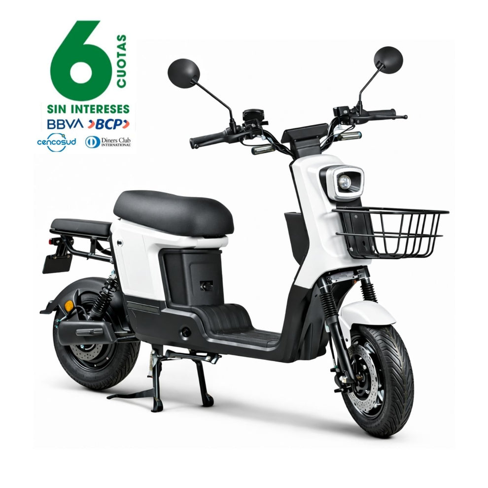 BICIMOTO ELECTRICA URBAN RANGER COLOR BLANCO – Moveen